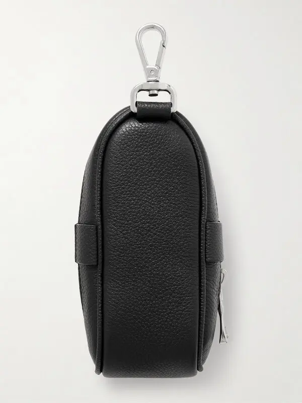 Mr P. Full-grain Leather Golf Ball And Tee Holder
