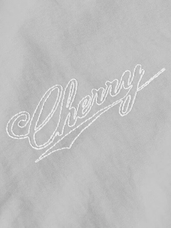 CHERRY LOS ANGELES Logo-embroidered Shell Jacket
