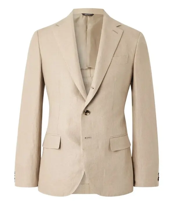 Loro Piana Linen Suit Jacket - Neutrals