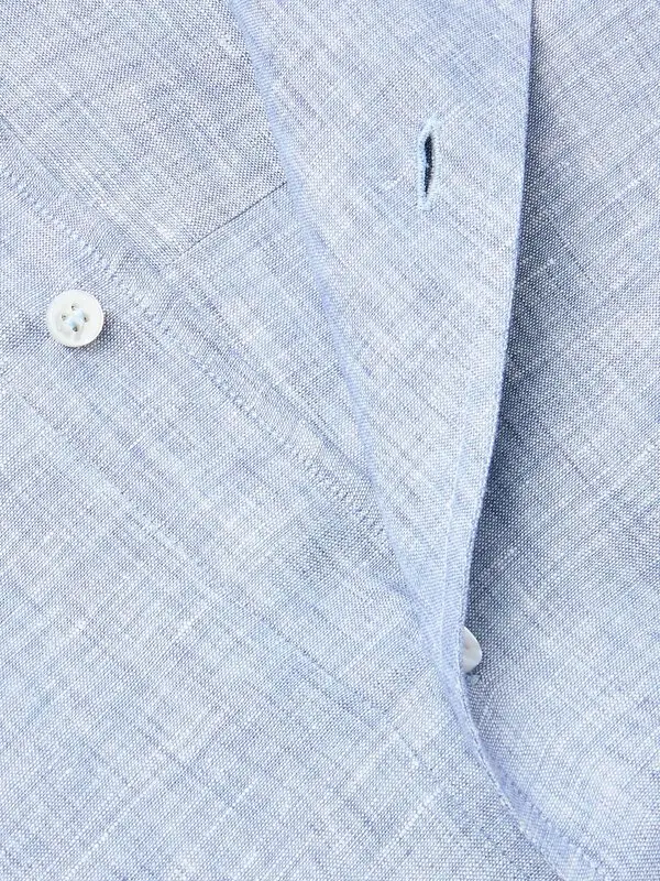 Loro Piana André Linen Half-placket Shirt