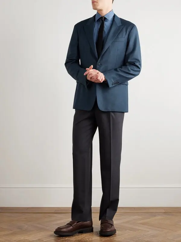 Canali Wool-twill Suit Jacket