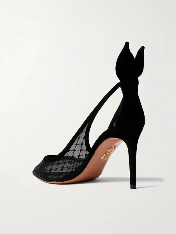 AQUAZZURA Bow Tie 85 Pumps