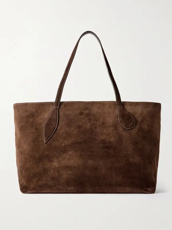 LIFFNER Mega Sprout Suede Tote - Brown