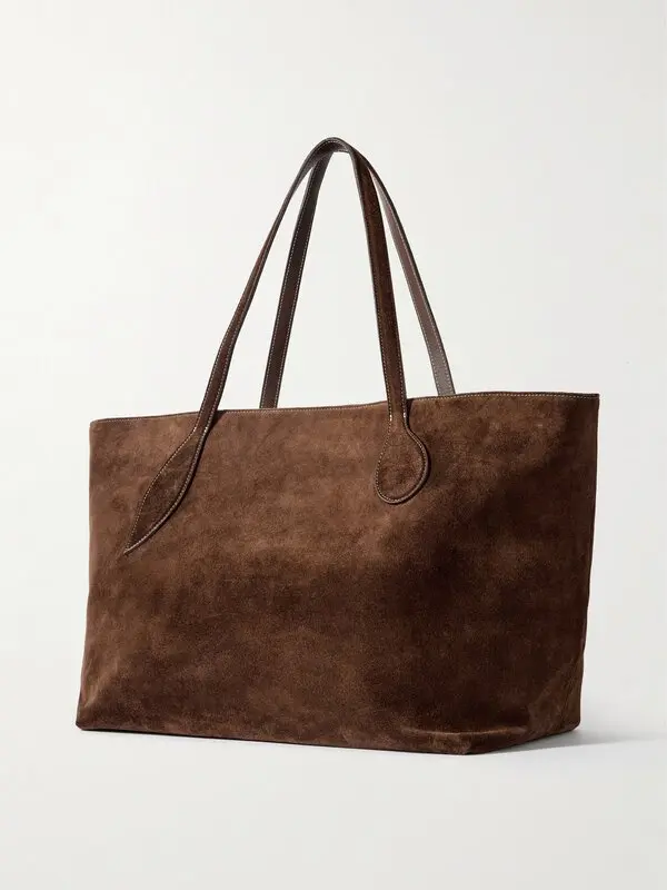 LIFFNER Mega Sprout Suede Tote - Brown