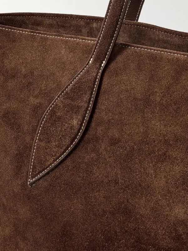 LIFFNER Mega Sprout Suede Tote - Brown