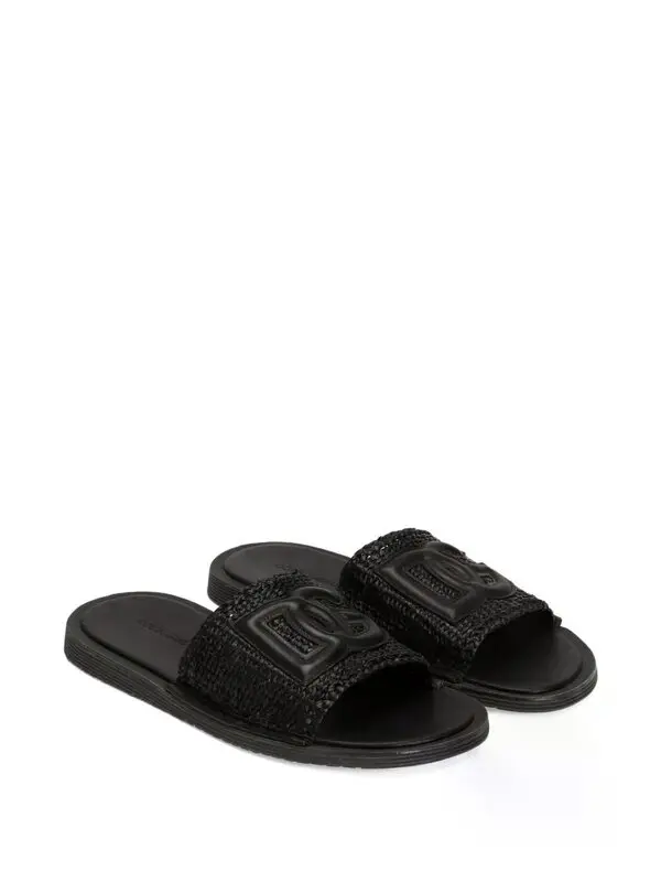 Dolce & Gabbana Logo-appliqué Slides