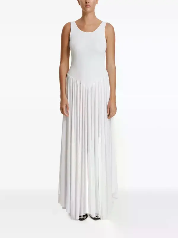 PNK Open-back Maxi Dress - White