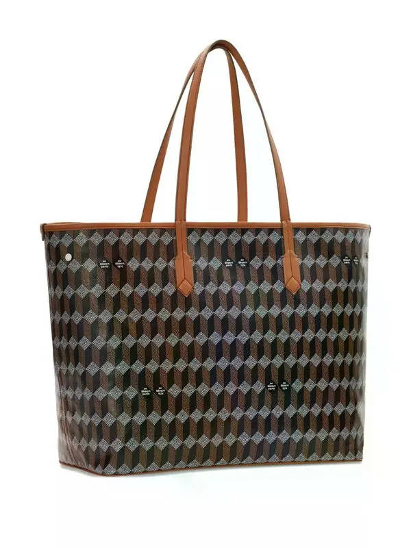 AU DEPART Geometric-pattern Tote Bag