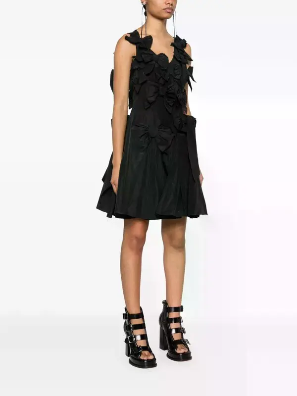 Viktor & Rolf Bow Bouquet Mini Dress - Black