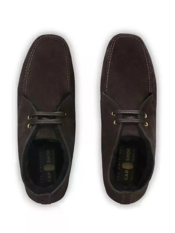 Car Shoe Fur-lined Suede Driving Boots