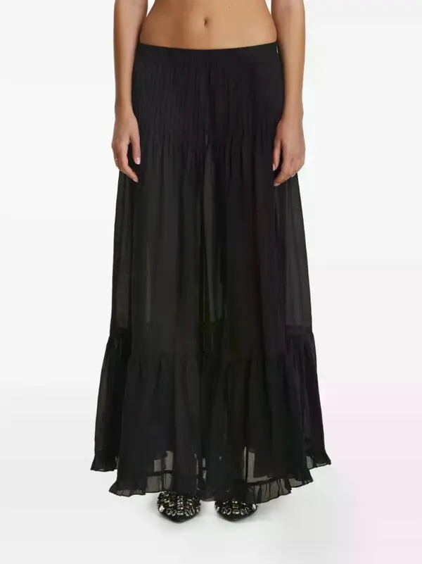 PNK Pleated Maxi Skirt
