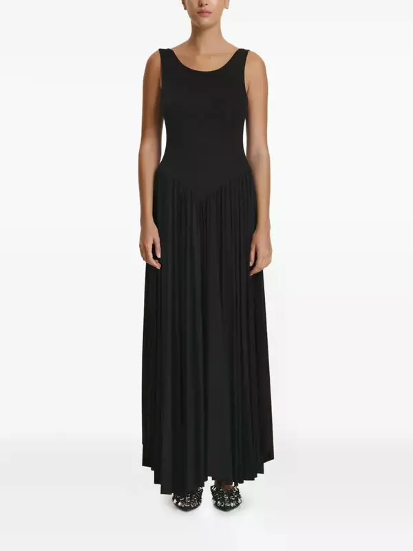 PNK Open-back Maxi Dress - Black