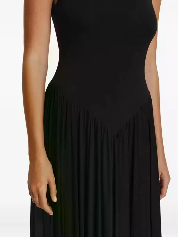 PNK Open-back Maxi Dress - Black
