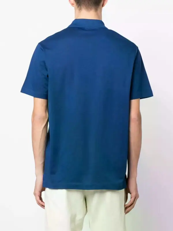 Paul & Shark Logo-patch Organic-cotton Polo Shirt