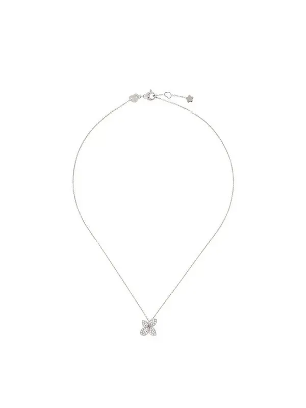 Pasquale Bruni 18kt White Gold Petit Garden Diamond Necklace - Silver