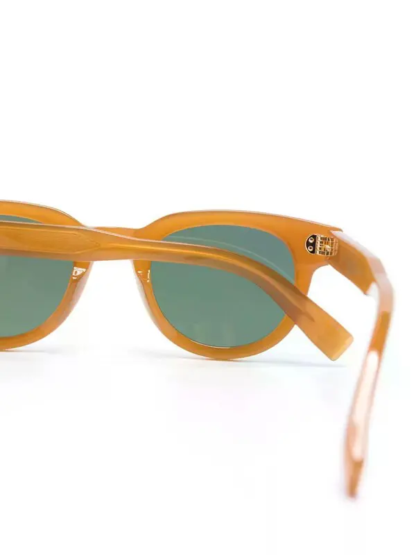 Dunhill Round-frame Sunglasses - Orange