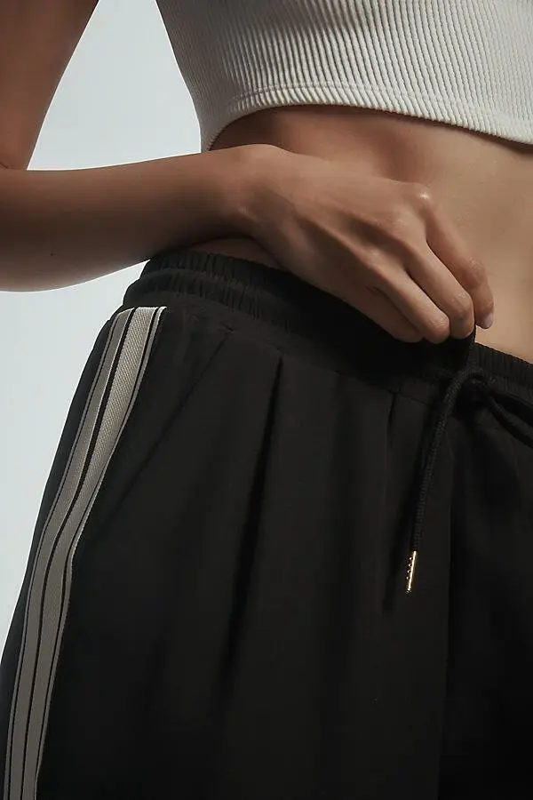 BISHOP + YOUNG Tie-front Track Pants - Black