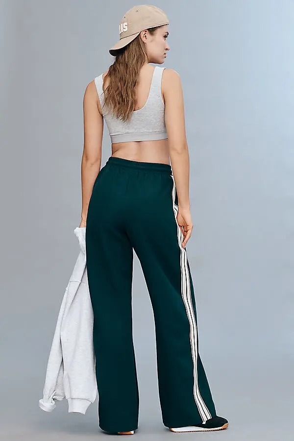 BISHOP + YOUNG Tie-front Track Pants - Dark Green