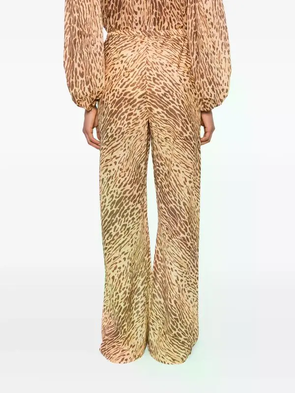 Zimmermann Cascadian Leopard Print Trousers