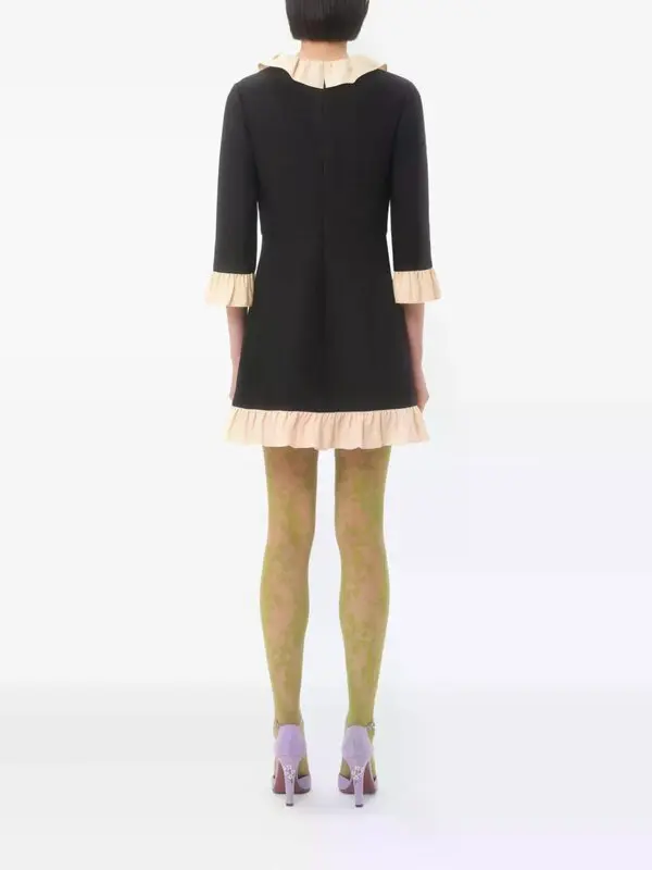 Valentino Garavani Ruffle-trim Mini Dress