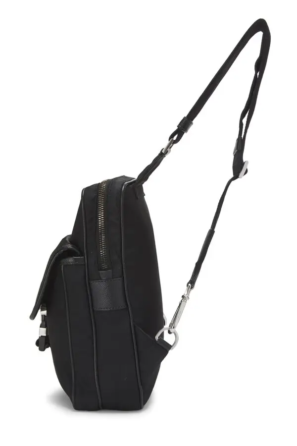 Prada Logo Buckle Sling Bag