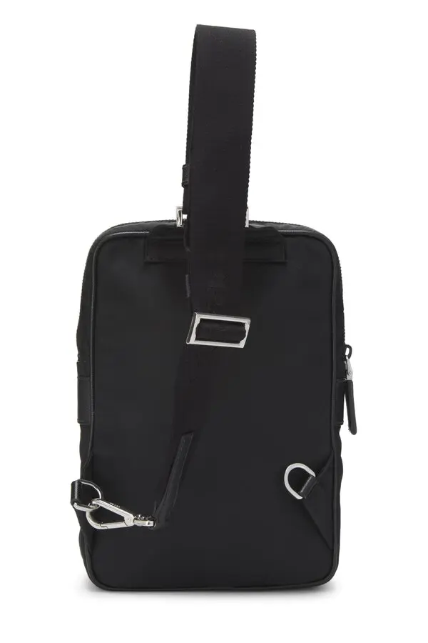 Prada Logo Buckle Sling Bag