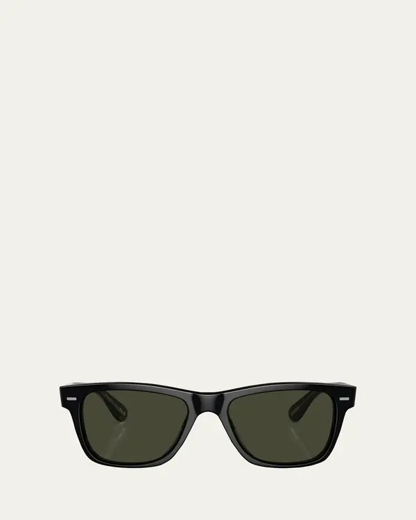 Oliver Spencer Acetate Round Sunglasses - Black2