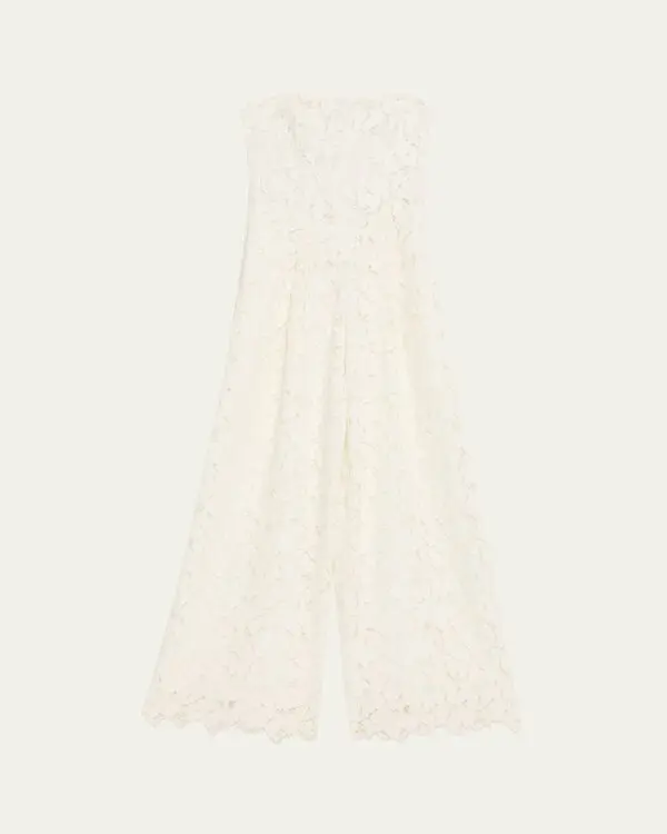 Simkhai Rebecca Lace Jumpsuit - Ivory