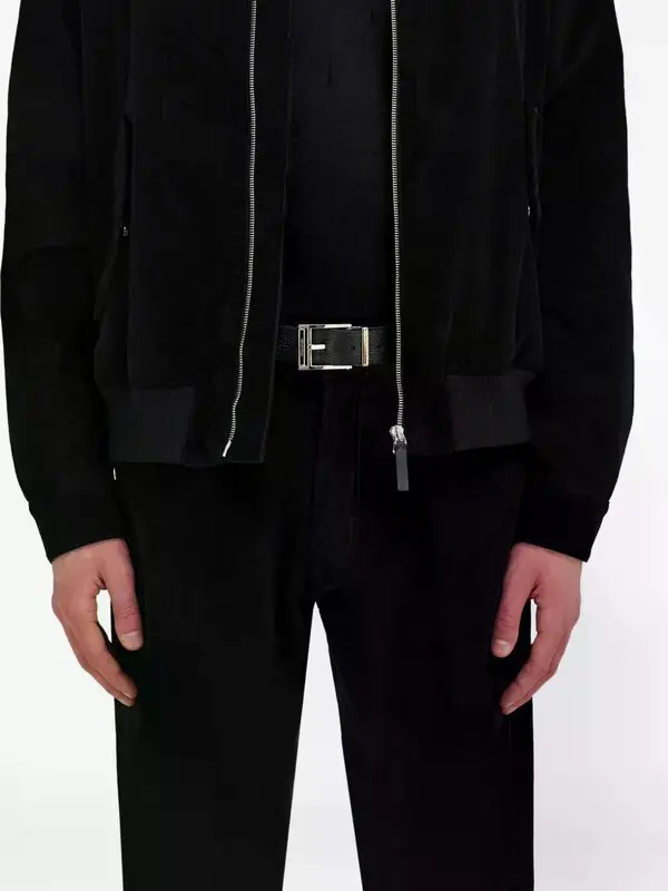FERRAGAMO Leather Belt - Black