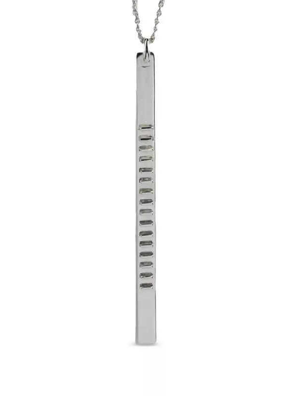 PARTS OF FOUR Rectangular Plate Necklace - Silver