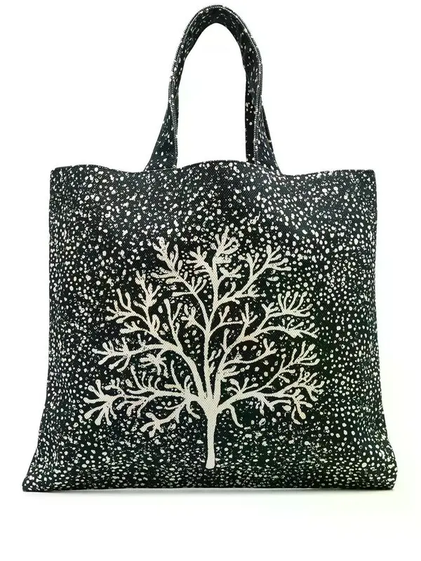 10 CORSO COMO Tree-print Tote Bag - Black