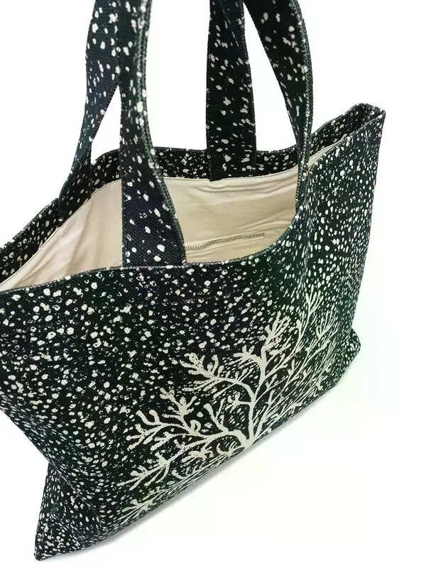 10 CORSO COMO Tree-print Tote Bag - Black