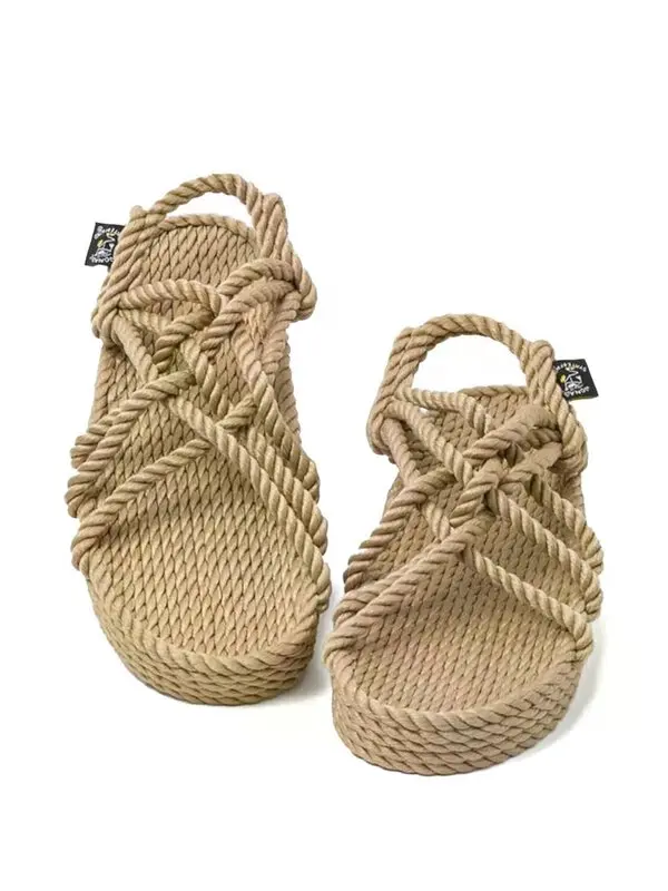 NOMADIC STATE OF MIND Rope Platform Sandals