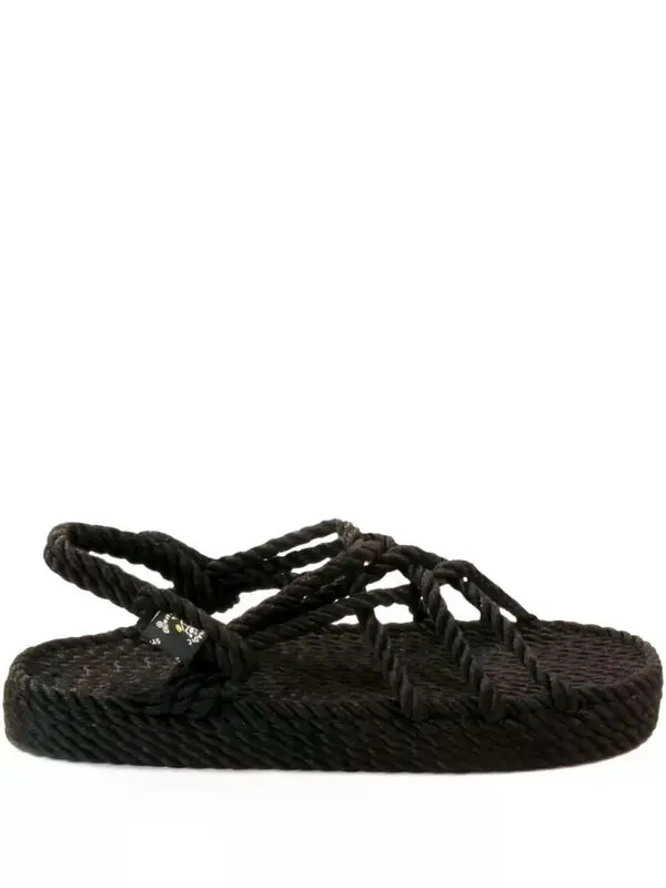 NOMADIC STATE OF MIND Rope-woven Flat Sandals