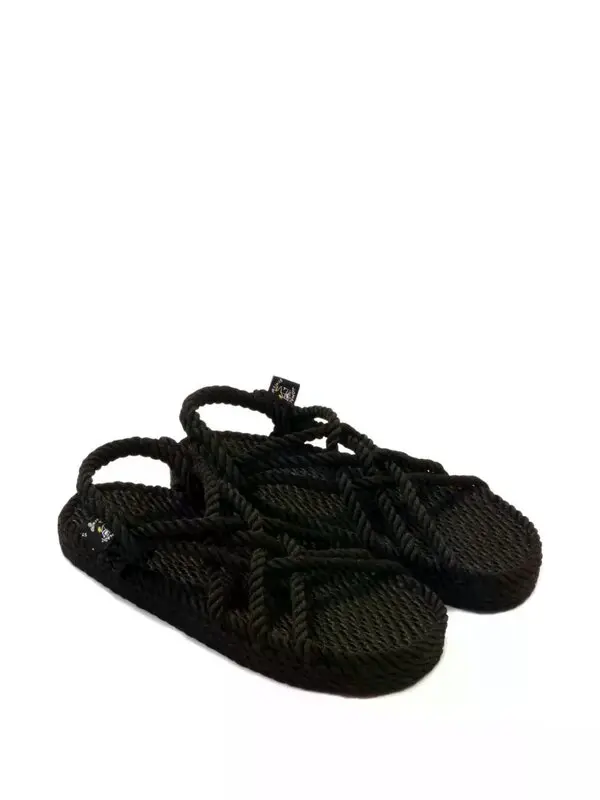 NOMADIC STATE OF MIND Rope-woven Flat Sandals