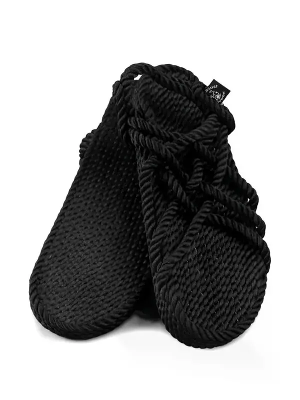 NOMADIC STATE OF MIND Rope-woven Flat Sandals