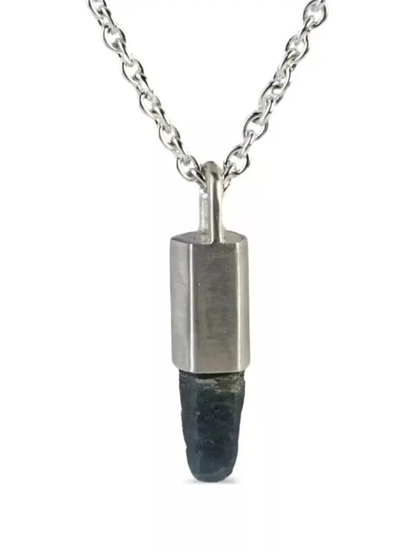 PARTS OF FOUR Sapphire Crystal Necklace - Silver
