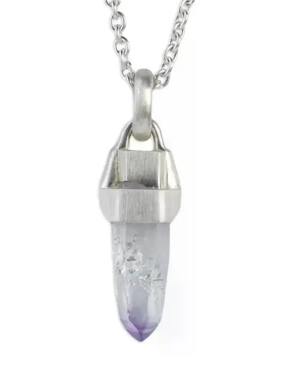 PARTS OF FOUR Amethyst Sterling Necklace - Silver