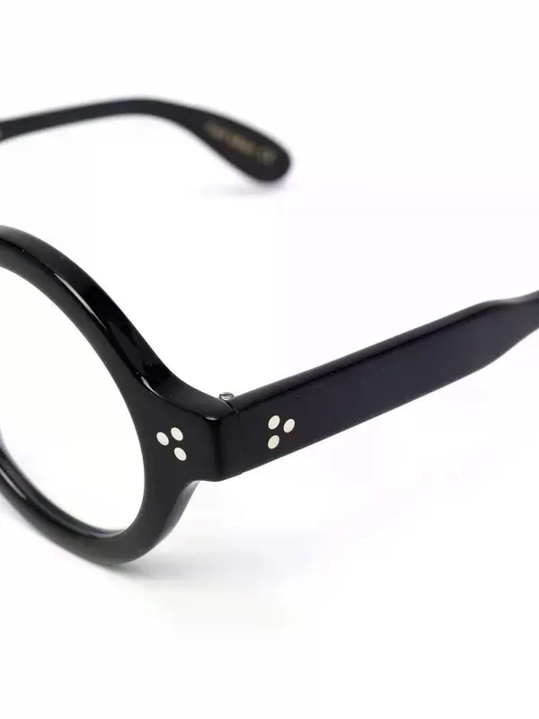 LESCA Saga Round-frame Glasses
