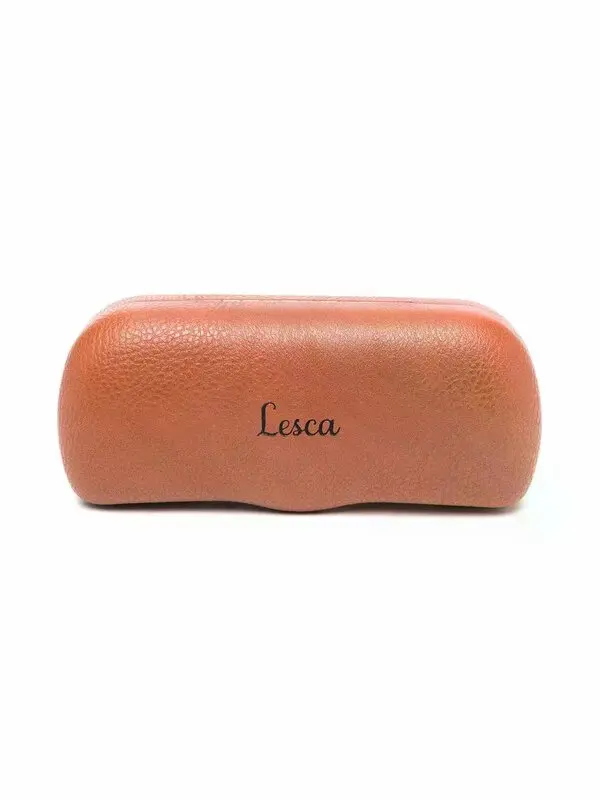 LESCA Saga Round-frame Glasses