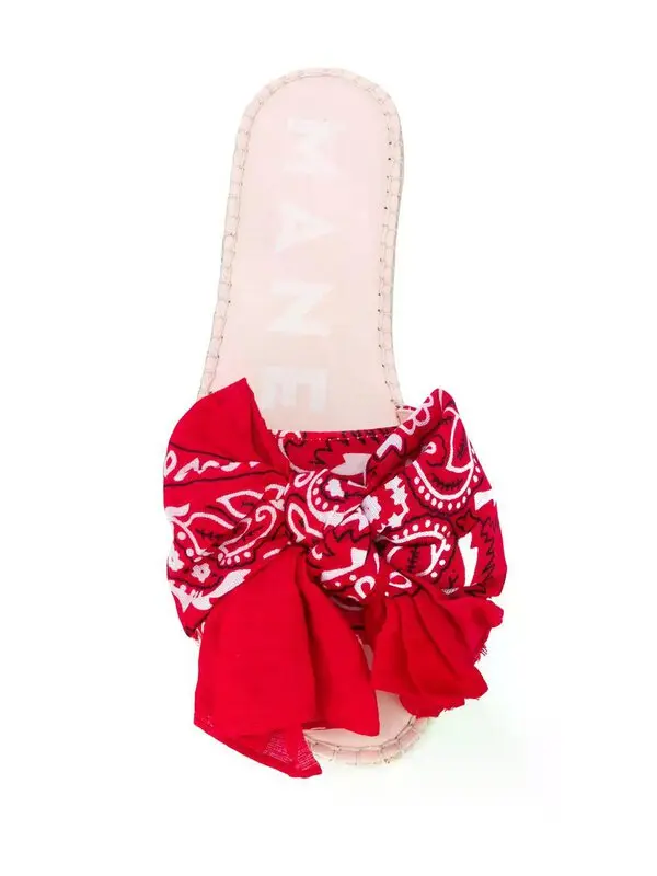 Manebí Scarf Tied Slides