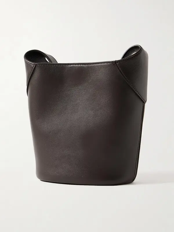 Brunello Cucinelli Bead-embellished Leather Shoulder Bag