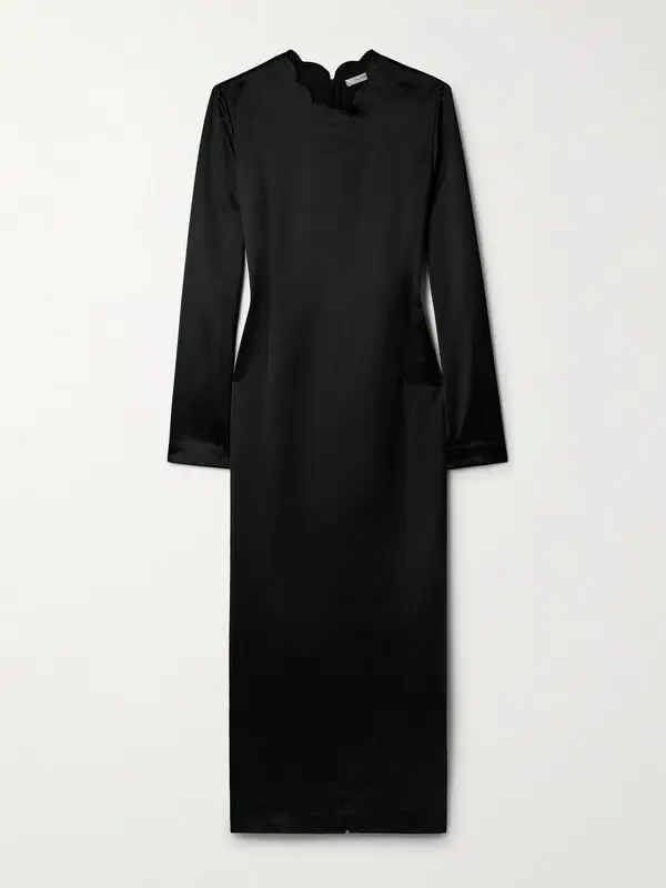 THE ROW Mitzi Silk-blend Maxi Dress