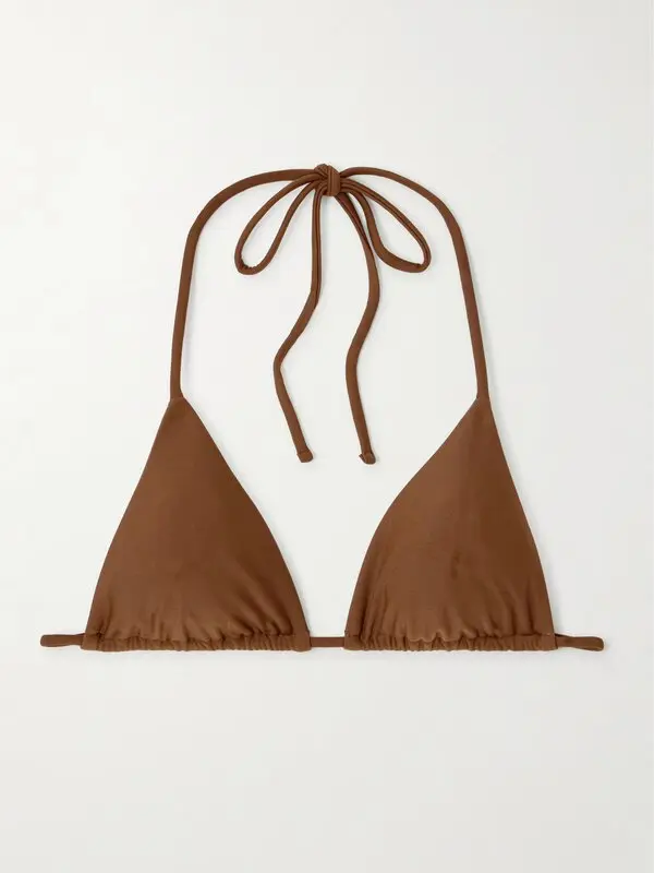 Matteau The String Triangle Bikini Top - Brown