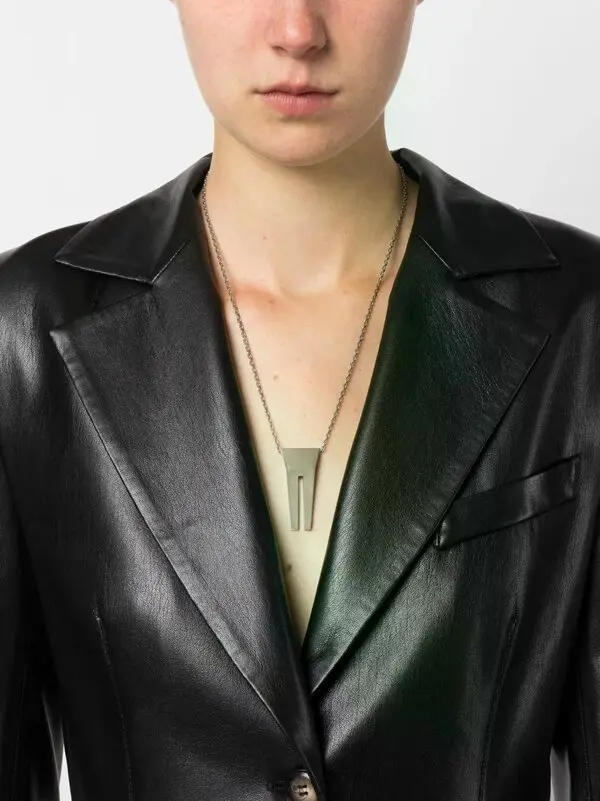Rick Owens Open-trunk Pendant Necklace