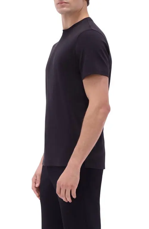 Bugatchi Hank Solid Pima Cotton T-shirt - Black