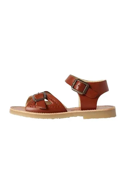YOUNG SOLES Pearl Sandals - Chestnut Brown
