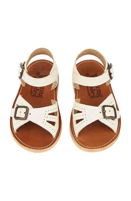 YOUNG SOLES Pearl Sandals - Vanilla