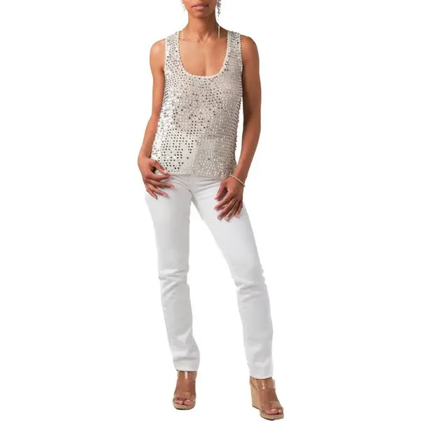 Calypso St. Barth Lucia Knit Top - White