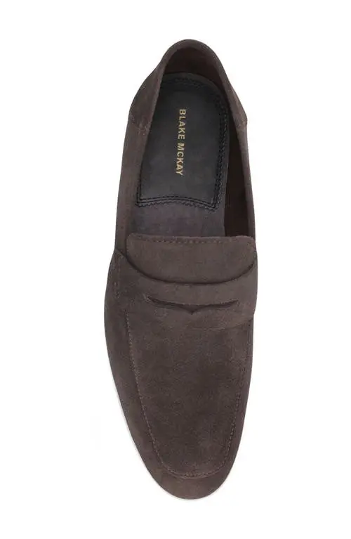 BLAKE MCKAY Sawyer Penny Loafer - Brown Suede